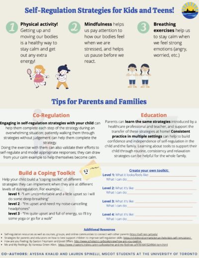 Self Regulation: Strategies for Kids and Teens - Family Psychology ...